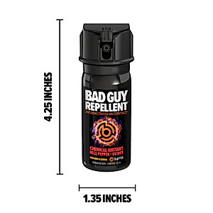 Byrna BGR Hell Pepper | Powerful Pepper Spray | Attacker Tracker UV Marking DYE Technology | Military Strength Self-Defense Stream Spray - (2 OZ)