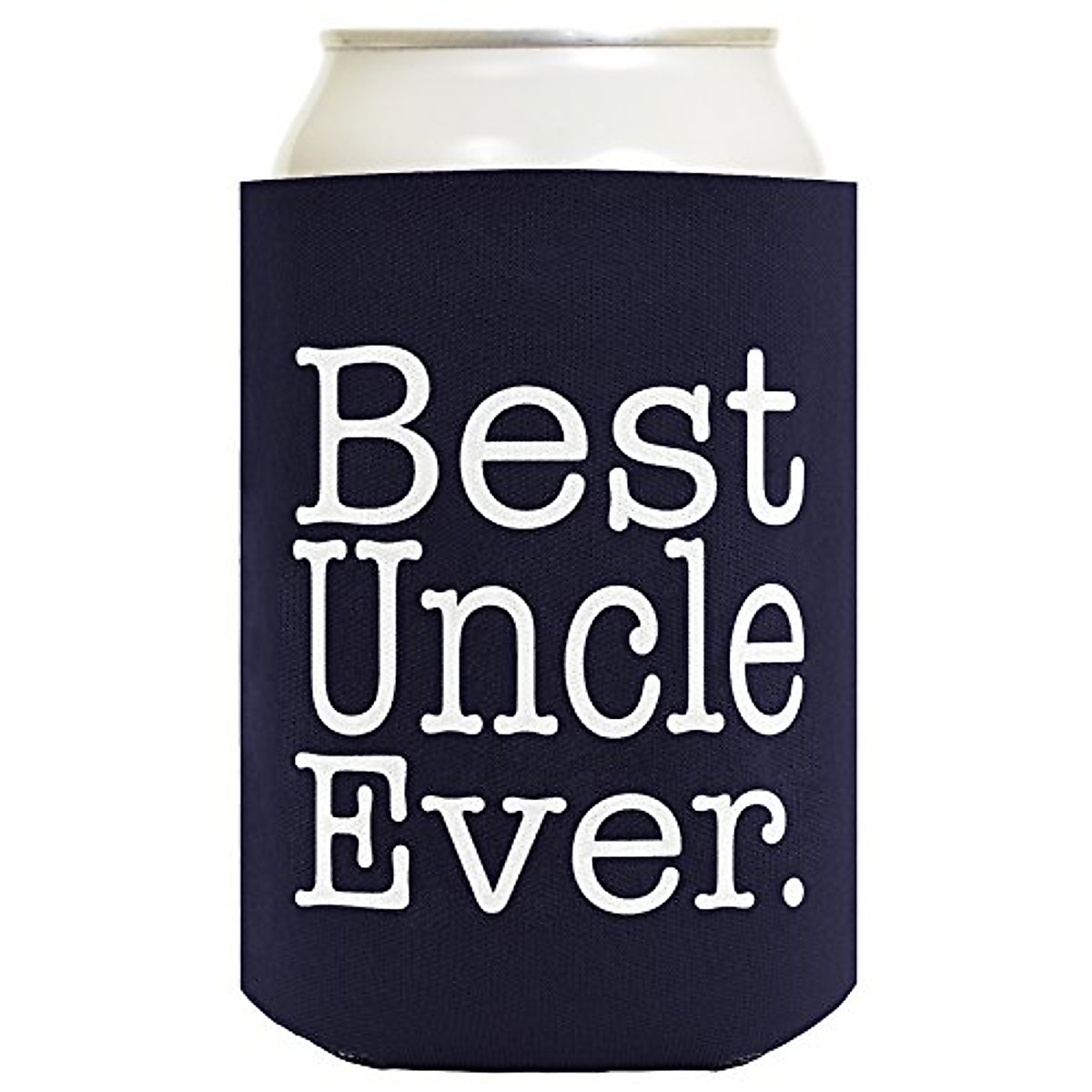 Best Aunt and Uncle Ever Gift Set 2 Pack Can Coolies Drink Coolers Magenta and Navy