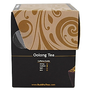 Buddha Teas Organic Oolong Tea Tea - OU Kosher, USDA Organic, CCOF Organic, 18 Bleach-Free Tea Bag
