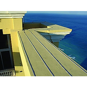 Bird Barrier Bird-Shock Flex-Track – 50ft Low Profile Electrified Track Bird Deterrent – Flexible PVC Strips with Stainless Steel Braid – Bird Repellent for Roofs, Parapets, Ledges - Sign Red