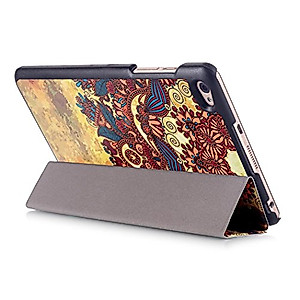 MNtech New Sleep Folding Stand Painted Leather Protective Case Cover For HUAWEI Mediapad M2 8.0inch (F)