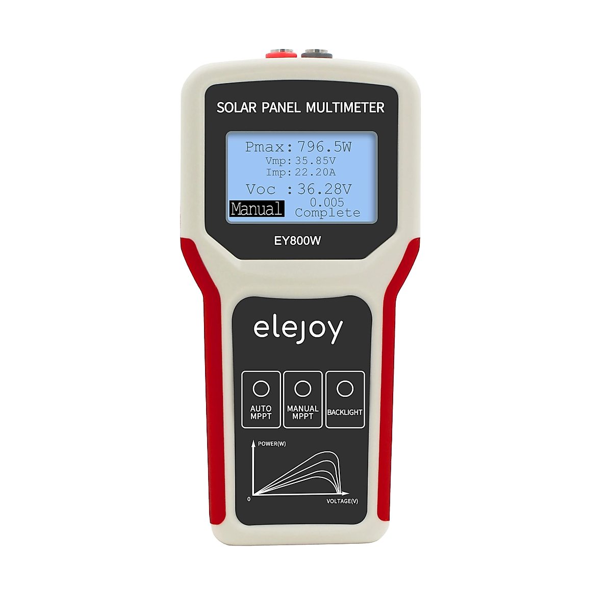 ELEJOY Solar Panel Multimeter Digital- Measure MPPT Power Output Rating, Open Circuit Voltage Smart Tester