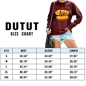 DUTUT Luke's Diner Sweatshirt Women Thin Lightweight Shirt Funny Graphic Long Sleeve Stars Hollow Pullover Coffee Tops