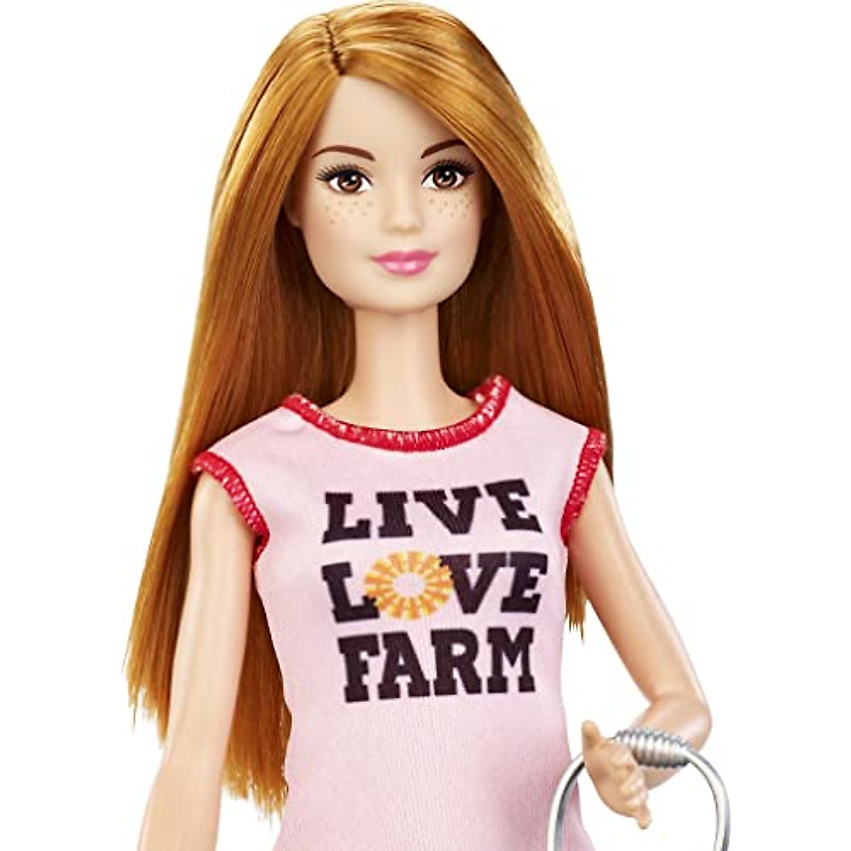 Barbie Chicken Farmer Doll, Red-Haired, and Playset with Henhouse, 3 Chickens, 2 Chicks and More, Career-Themed Toy for 3 to 7 Year Olds (Amazon Exclusive)