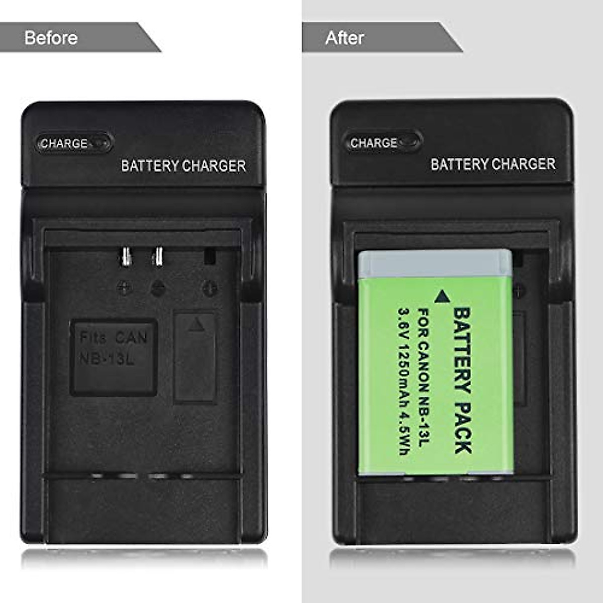 NB-13L nb 13l Battery Charger for Canon PowerShot G1 X Mark III, G7 X, G7 X Mark II, G9 X, SX720 HS, SX730 HS, SX740 HS and More