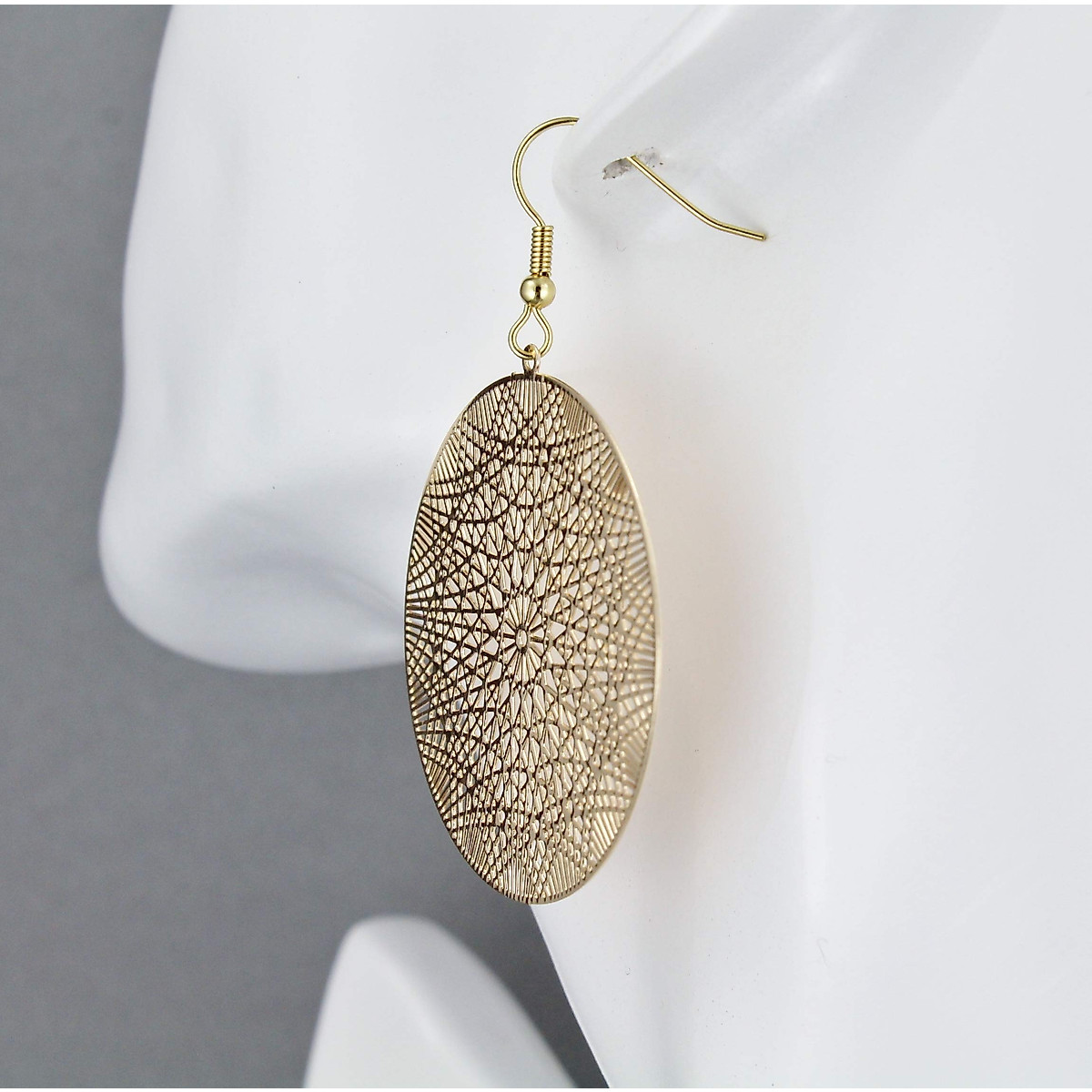 BURIUS Brass Earrings for Women Earrings - Jewelry Earrings for Women Trendy Hanging Brass Earrings