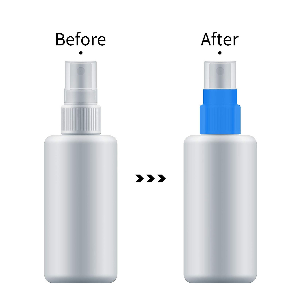 Blue Shrink Bands, 200 PCS Blue Perforated Heat Shrink Wrap Bands for Bottles, Jars Fits 3/4" to 1" Diameter