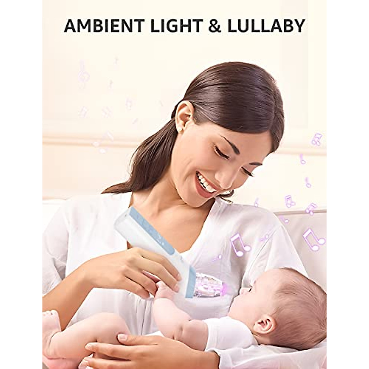 GROWNSY Nasal Aspirator for Baby, Electric Nose Aspirator for Toddler, Baby Nose Sucker, Automatic Nose Cleaner with 3 Silicone Tips, Adjustable Suctions, Music and Light Soothing Function (Blue)