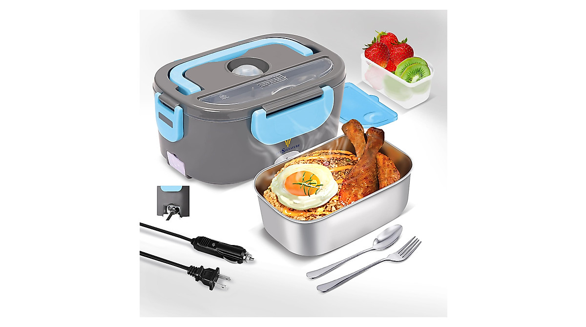 OTTSIGNATURE Electric Lunch Box - Warm Meals Anywhere
