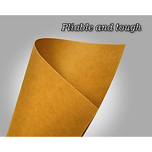 COLOURFUL US Heavyweight Brown Kraft Cardstock, 100 Sheets 300 GSM (110 lb. Cover) 8.5 x 11 inches for Arts and Craft, Drawing, DIY Projects