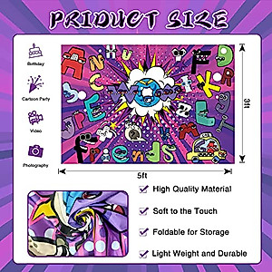 Alphabet Party Backdrop, Alphabet Birthday Party Decorations, Alphabet Birthday Banner, Alphabet Birthday Party Supplies, Alphabet Photo Backdrop, Alphabet Birthday Favors, Alphabet Decoration for Kid