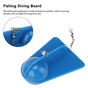 RiToEasysports 4Pcs Fishing Trolling Diving Board,Fishing Trolling Diving Board for Boat Fishing Deep Sea Fishing Other Fishing Tools and Accessories