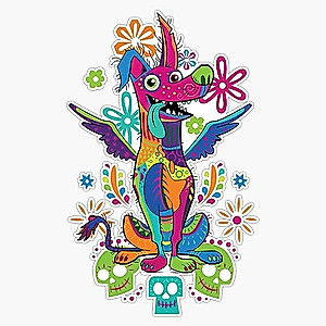 Day of The Dead: Dante Coco Dog Bumper Sticker Vinyl Decal 5"