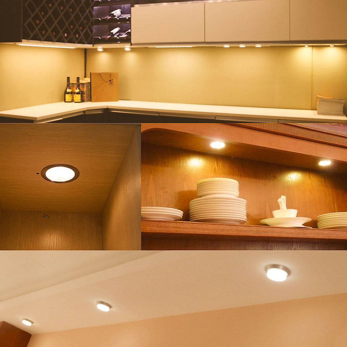 LEKE G8 Bulb T4 G8 bi pin LED Bulb 2.5W Equivalent to G8 Halogen Bulb 20w,G8 LED Dimmable Light Bulb Warm White 3000k,AC 110v 120v 130v(6 Pack)