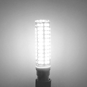 K JINGKELAI G9 LED Bulbs Dimmable 10W(Equivalent to 100W Halogen) 110V Cool White 6000K LED Corn Lights JCD T4 G9 Bi-pin Base,Dimmable,136 LED 2835 SMD,3 Pack