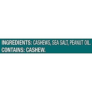 PLANTERS Fancy Whole Cashews with Sea Salt, 26 oz. Resealable Jar - Made with Simple Ingredients - Good Source of Vitamins and Minerals - Kosher (Packaging May Vary)