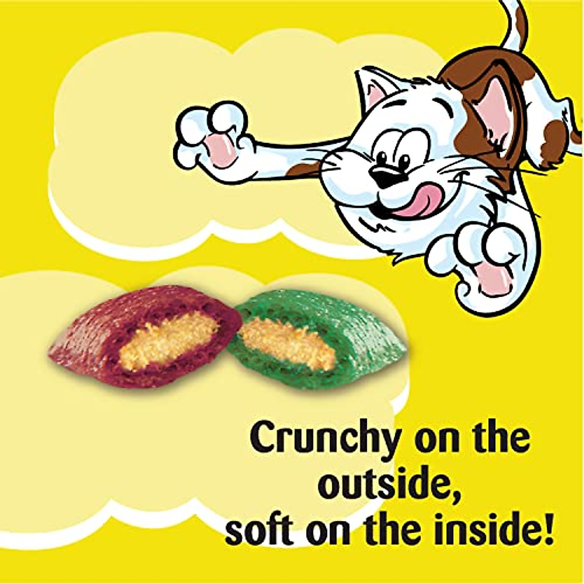 Temptations Classic, Crunchy and Soft Cat Treats, Holiday Dinner Turkey and Sweet Potato Flavor, 16 oz. Pouch