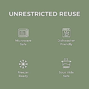 ZOMCHI Silicone Reusable Food Storage Bags, Leakproof Reusable Sandwich Containers, Snack Bags, Microwave Dishwasher Oven Freezer Safe, Food Grade Storage Bag for Meal Prep,Cereal,Fruit, 3 Pack, 33.82oz