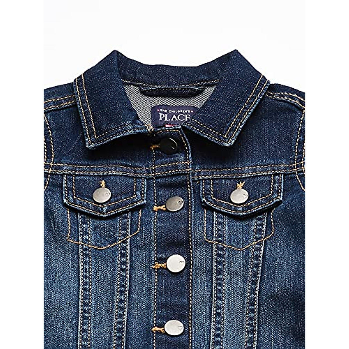The Children's Place Baby Girls And Toddler Girls Basic Denim Jacket,China Blue,5T