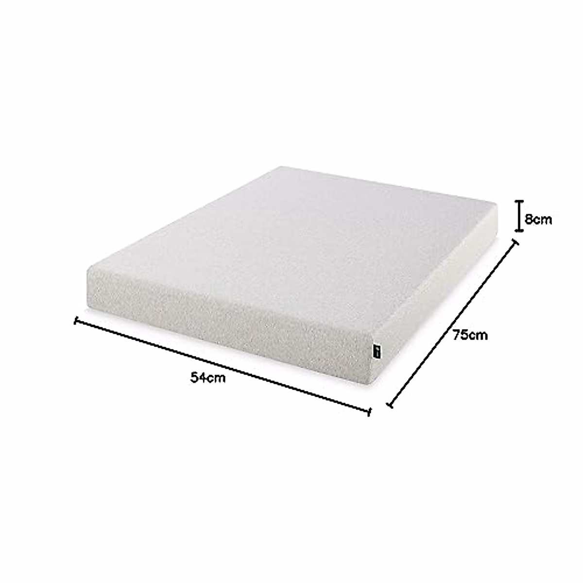 ZINUS 8 Inch Ultima Memory Foam Mattress, Full, Fiberglass Free, Pressure Relieving, CertiPUR-US Certified, Mattress in A Box, White