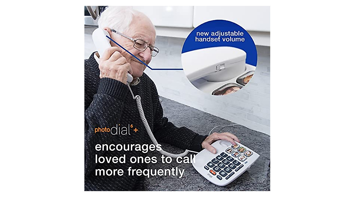 SMPL Hands-Free Dial Phone for Seniors | Easy One-Touch Use