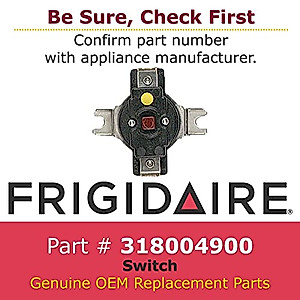 Frigidaire 318004900 Switch for Range