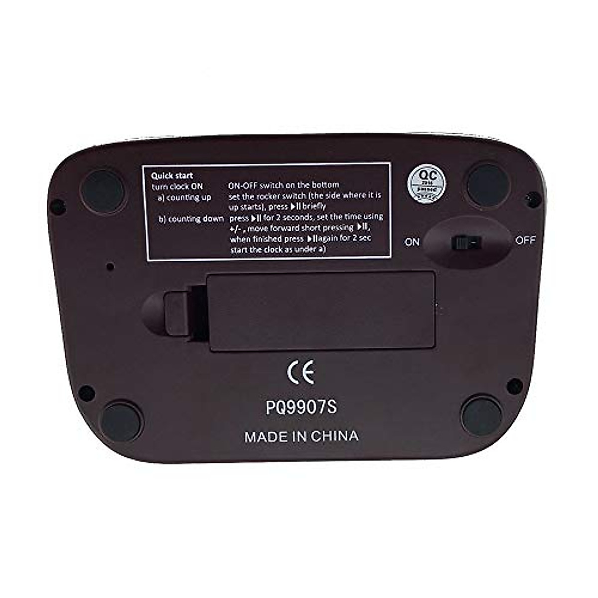 LEAP Chess Clock Digital Chess Timer Professional for Board Games Timer with Alarm Function (Official Store) Brownish Red