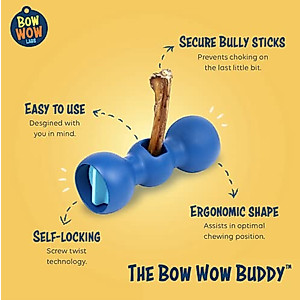 Bow Wow Labs Bow Wow Buddy Safety Device - Bully Stick Holder for Dogs (M)