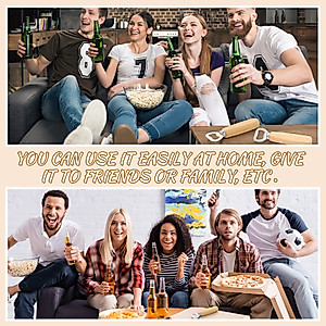 20 Pcs Stainless Steel Bottle Opener Bartender Wood Beer Opener Cider Wine Opener Bottle Opener with Wooden Handle Engraved Gift Set for Wedding Party Home Kitchen Bar Restaurant