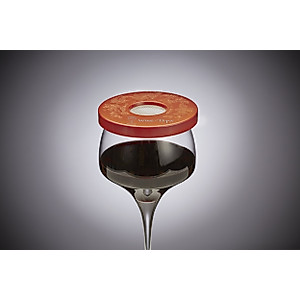 Wine-Tapa(R) Tuscan Set of 6 Wine Glass Covers in Beautiful Earthy Colors to Protect Your Wine From Bugs