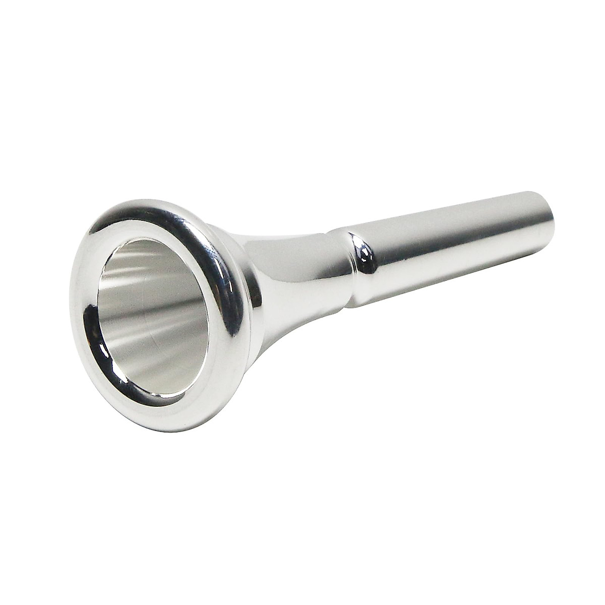 Geesatis Silver Plated Horn Mouthpiece Deep Cup Mouth Horn Standard Horn Mouthpiece