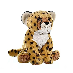 Wild Republic Cheetah Cub Plush, Stuffed Animal, Plush Toy, Gifts for Kids, Cuddlekins 12"