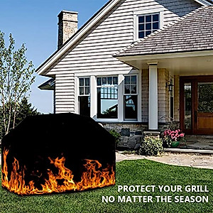BBQ Cover Grill Cover Summer Yard Tools Garden high 44 48 51 inch Moisture-Proof Fryer Barbecue Black Grill Covers