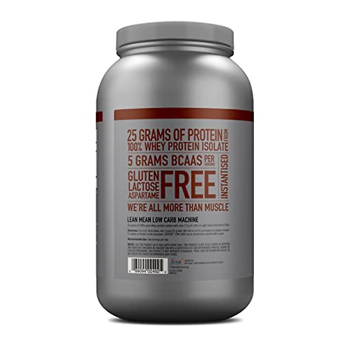 Isopure Dutch Chocolate Whey Isolate Protein Powder with Vitamin C & Zinc for Immune Support, 25g Protein, Low Carb & Keto Friendly, 3 Pounds (Pack of 1) (Packaging May Vary)