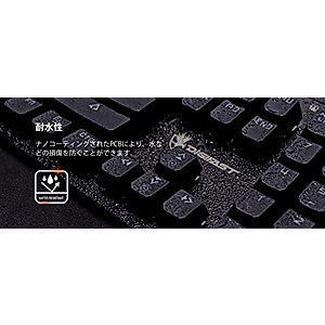 Digifast LK32 Mechanical Gaming Keyboard | RGB Backlit Gaming Keyboard - Optical Linear Switches - 100 Million Durability | Customizable Color | Textured Surface | Water-Resistant Design (Black)