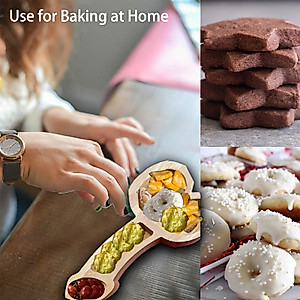 Large Cheese Wood Board,Bamboo Aperitif Tray Charcuterie Boards, Funny Cutlery Kitchen Wine Meat Cheese Platter Unique Women Gifts for Housewarming Bachelor Party, Anniversary Wedding Couple