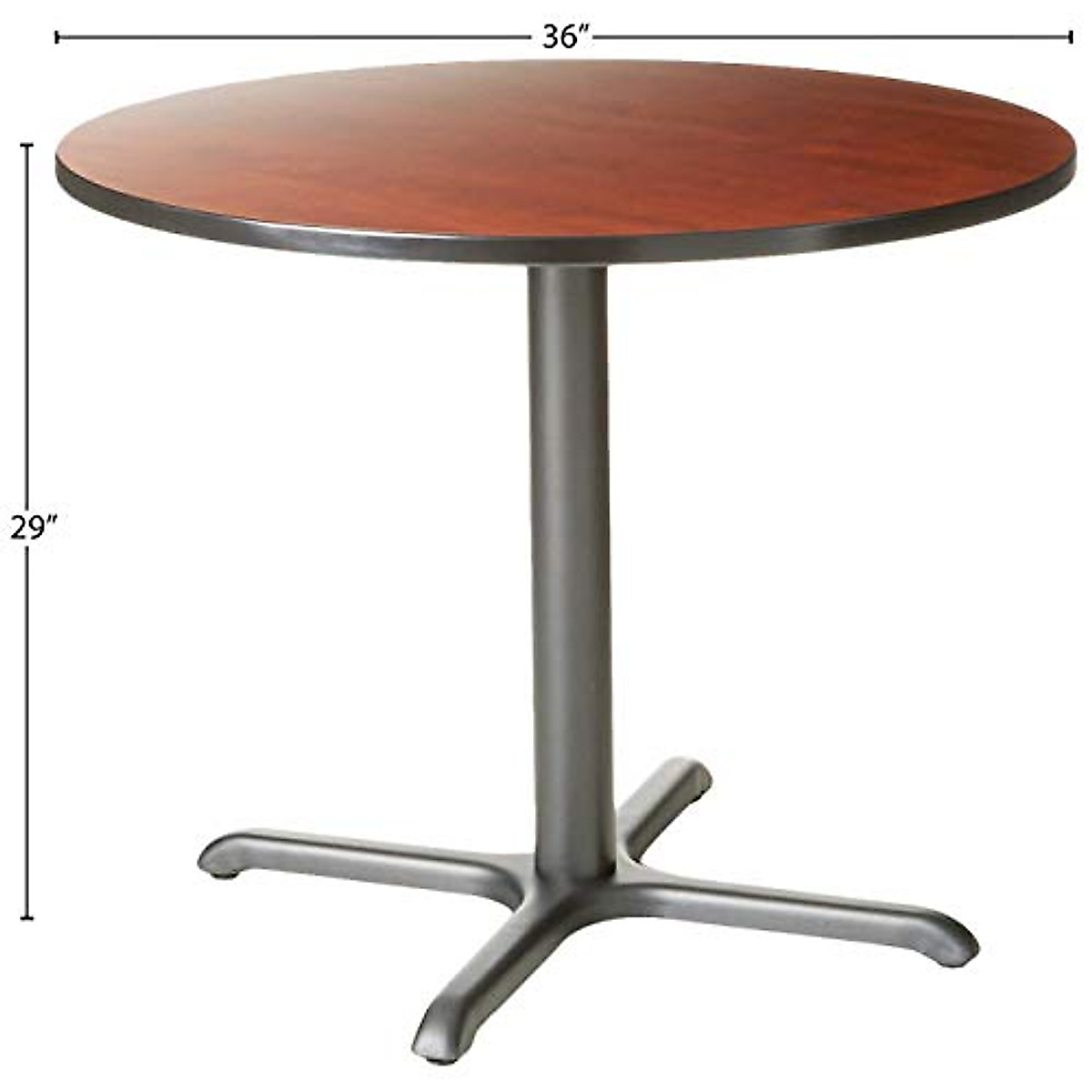 Cain 36" Round Breakroom Table- Cherry