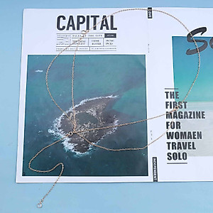 Yheakne Boho Crystal Back Chain Necklace Gold Cz Backdrop Necklace Rhinestone Bridal Back Drop Chain Body Chain Summer Beach Body Jewelry for Women