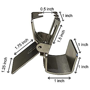 Home Must Haves Steel Rug Clips for Display/Hanging Clips/Rug Grippers/Rug Clamps/Rug Holders/Rug Hangers - Pack of 100