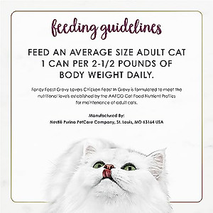 Purina Fancy Feast Wet Cat Food, Gravy Lovers Chicken Feast in Grilled Chicken Flavor Gravy - (24) 3 oz. Cans
