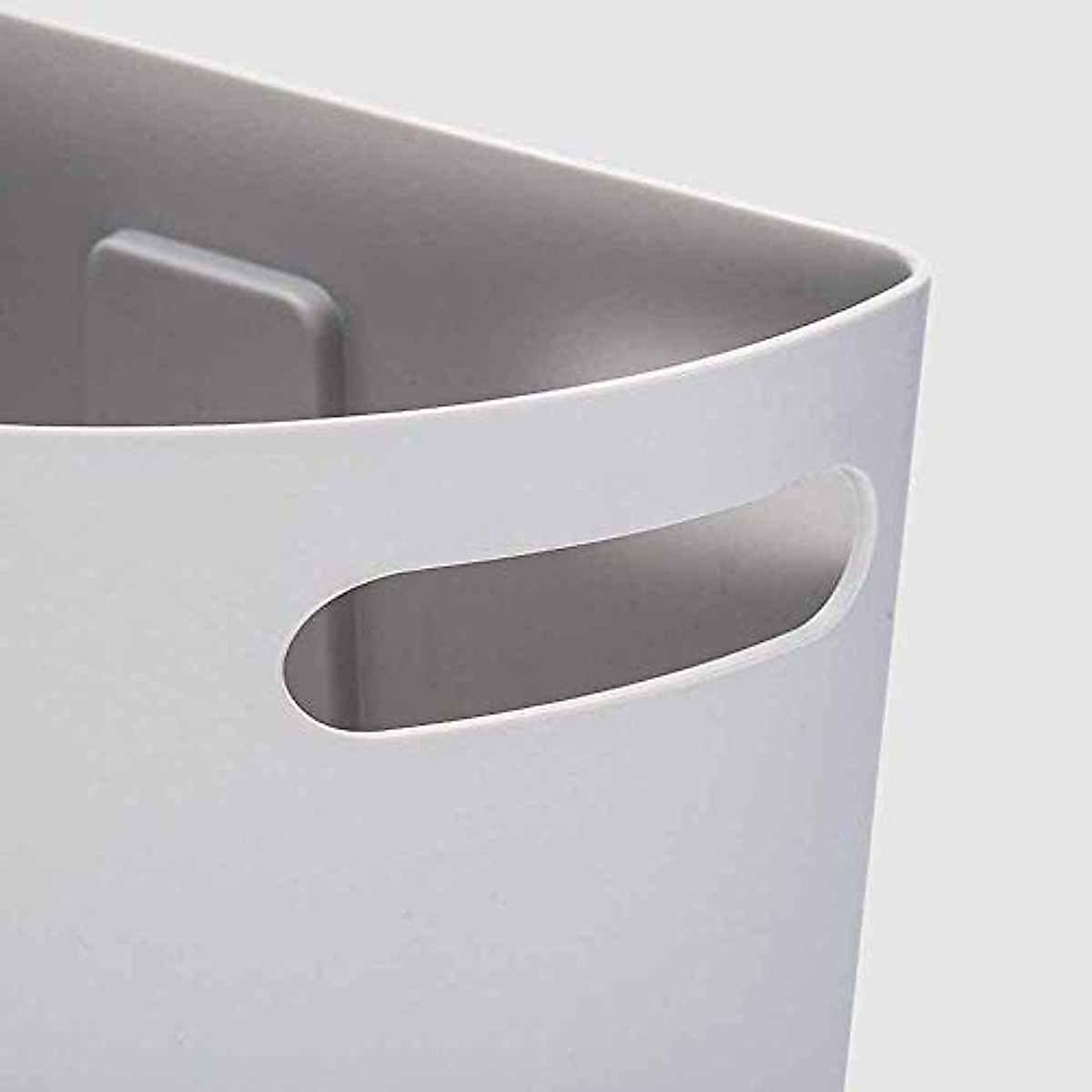 ALUKAP Small Garbage Can Kitchen Trash Can Plastic Wall Mounted Trash Bin Garbage Bag Holder Waste Container Bathroom Dustbin