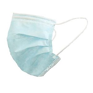TMS Consumer Series 3-Layer Face Mask, F3502 Tested 96%, Disposable, Single-Use, 50-Count, Made in USA, Breathable, Soft, Hypoallergenic, Premium Meltblown, Latex-free