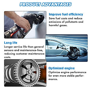 15717 Oxygen Sensor Replacement for Lincoln Ford F150 Explorer Ranger Mustang Aston Martin Mazda Tribute Mercury at Downstream or Upstream Position with OE Bosch 15717