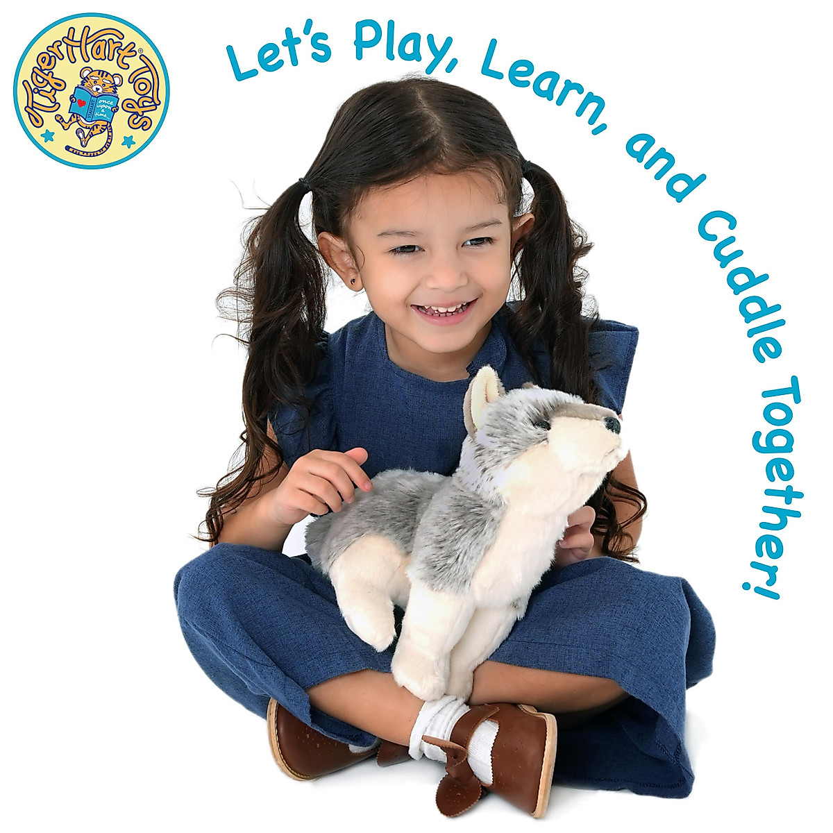 TigerHart Wolcott The Wolf - 11 Inch Stuffed Animal Plush