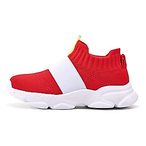Shoes for Boys Girls Kids Children Red Running Walking Sneakers Tennis Shoes Birthday Party Gift