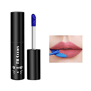 AKARY Peel Off Lip Stain Lip Tint, Matte Lipstick Waterproof Lip stain, Long Lasting Waterproof Liquid Lipstick, Nonstick Cup Tear-off Lip Gloss Makeup for Women Girls