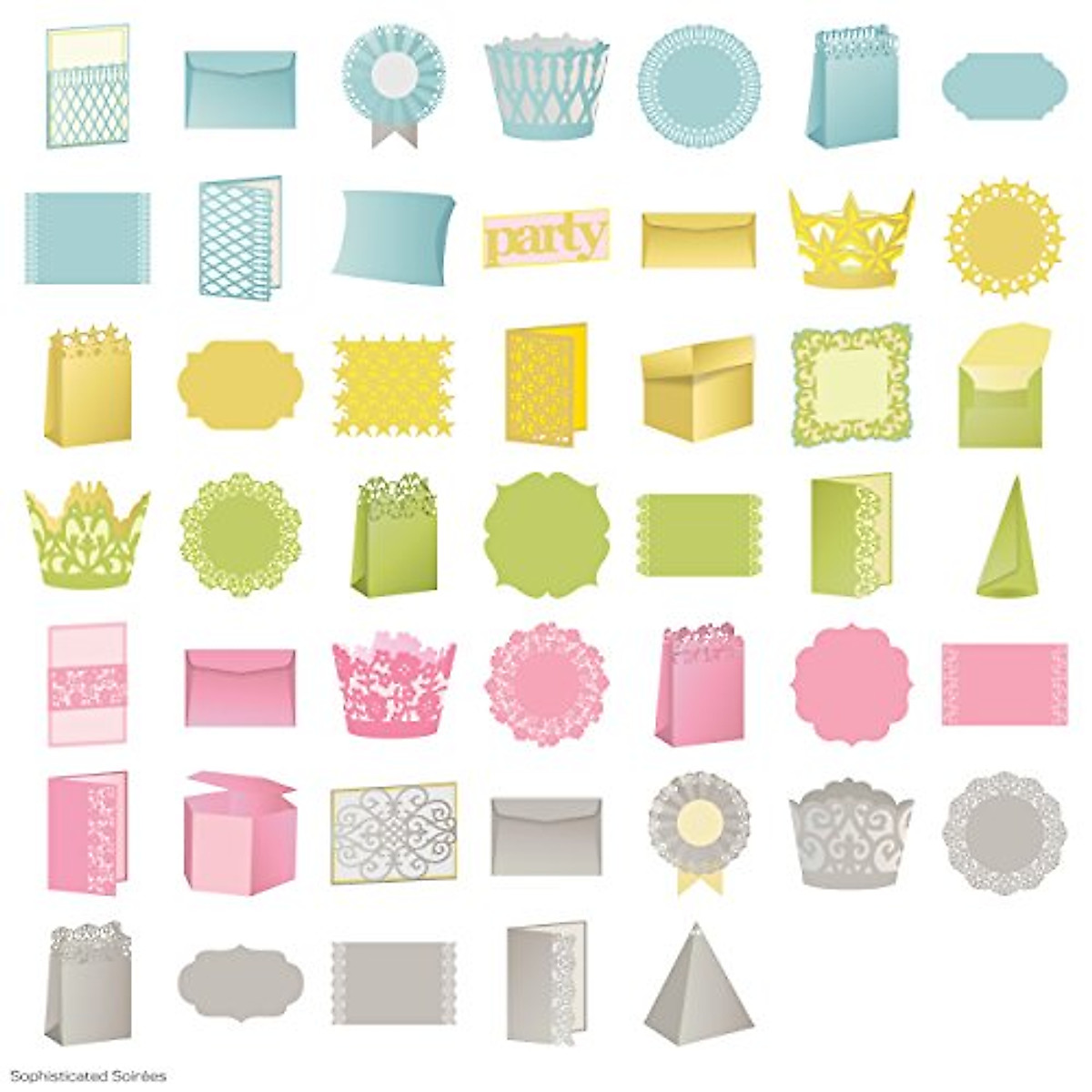 Cricut Sophisticated Soirees Cartridge for Artwork