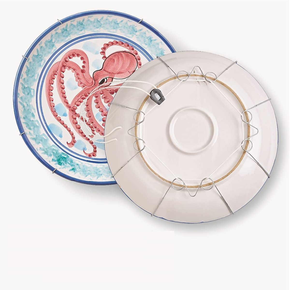 Display Buddie 3-Pak Extra-Large Adjustable Plate Hanger for Plates, Platters, Bowls & Oval, Square, Rectangular Objects up to 18"-24" Diameter and up to 10 lbs…