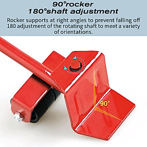 DUEBEL Lifter Furniture Sliders for Hardwood Floors Jack Furniture Dolly Appliance Dolly for Moving Pads Furniture Movers Sliders 150KG (330LBS)