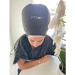 Prismax Bonnet Hood Hair Dryer Attachment - Soft Portable Hood for All Handheld Blow Dryers
